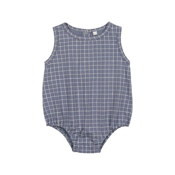 Pouf Baby | Dresses | Pouf Baby Grid Romper | Poshmark